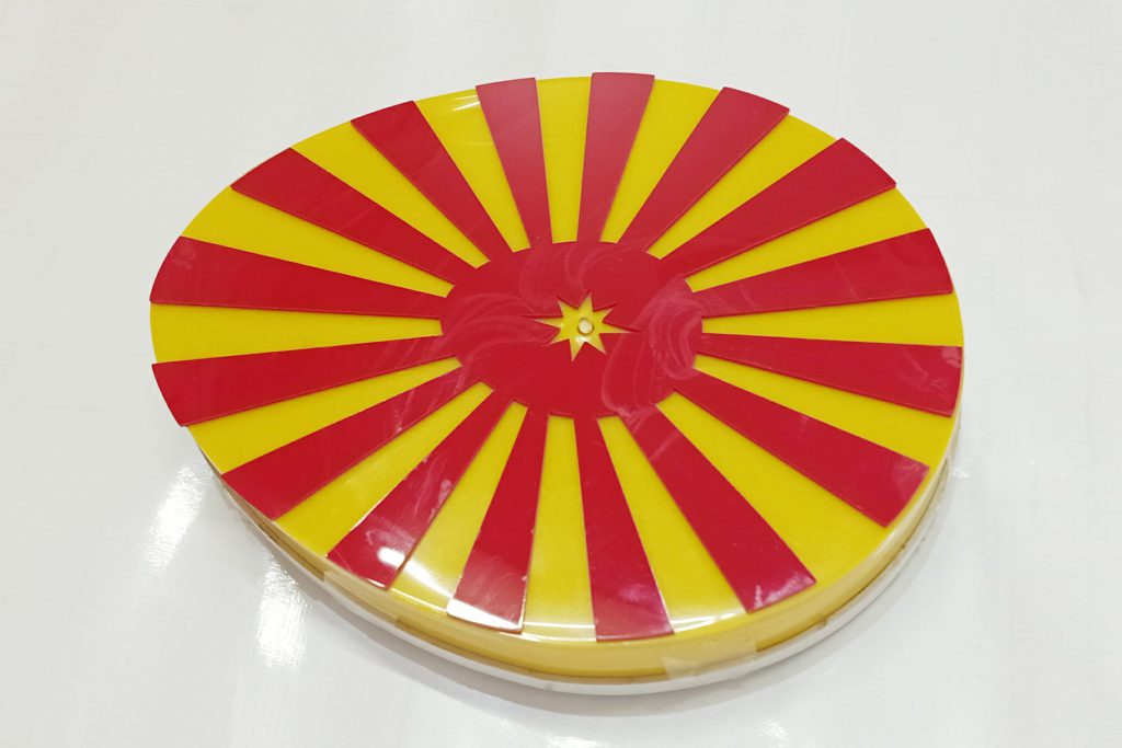 🌟Shiv Baba With Yellow and Red Rays Oval Trans-light – Illuminate Your ...